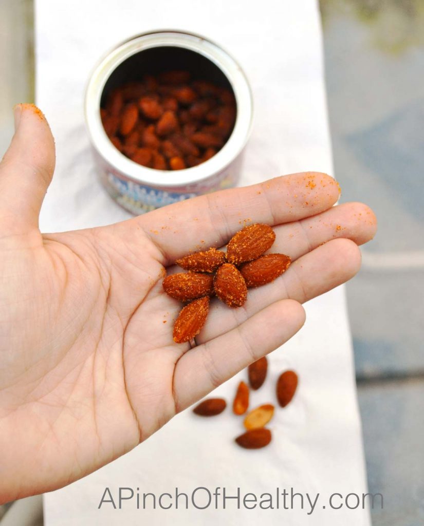 Snacking with Blue Diamond Sriracha Almonds - A Pinch of Healthy