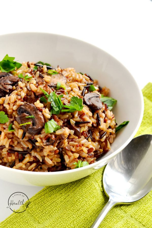 Instant Pot Wild Rice Pilaf (Vegan) - A Pinch of Healthy