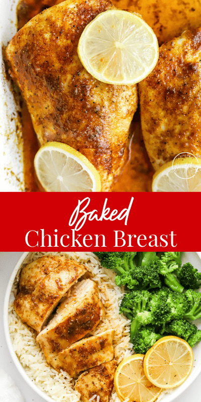Simple Oven Baked Chicken Breast Recipe - A Pinch of Healthy