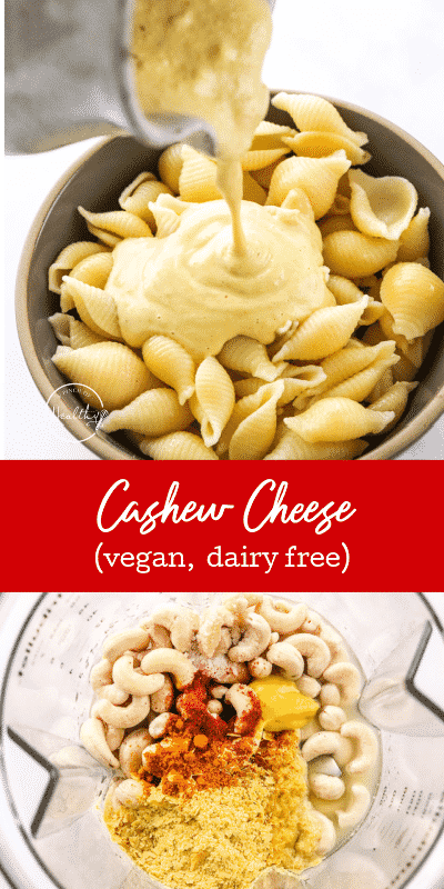 Cashew Cheese Recipe (dairy free, vegan) - A Pinch of Healthy