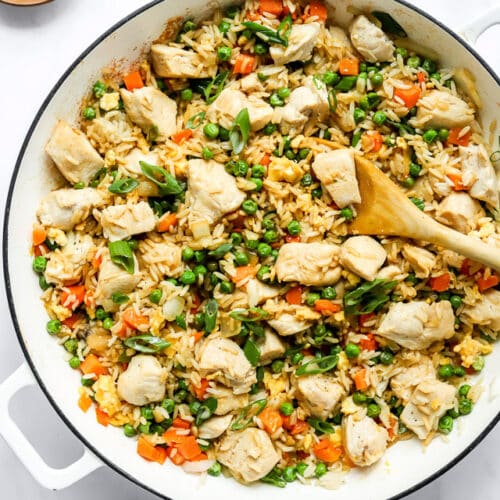Chicken Fried Rice {better than take-out!} - A Pinch of Healthy