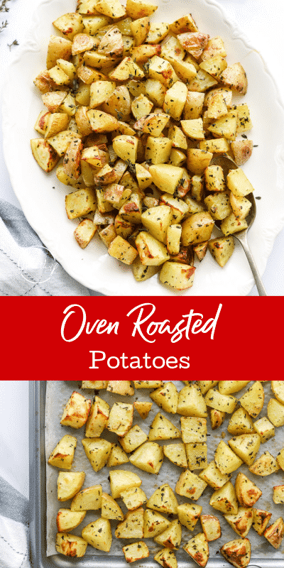 Oven Roasted Potatoes - A Pinch of Healthy