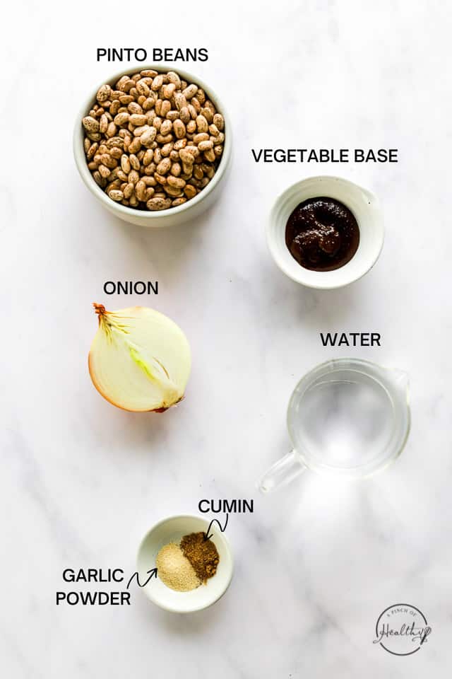 Instant Pot Refried Beans - A Pinch of Healthy