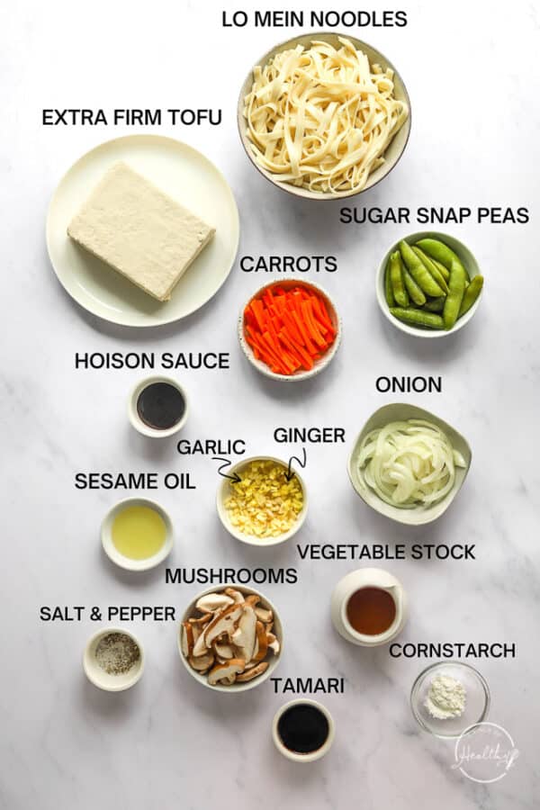 Vegan Lo Mein - A Pinch of Healthy