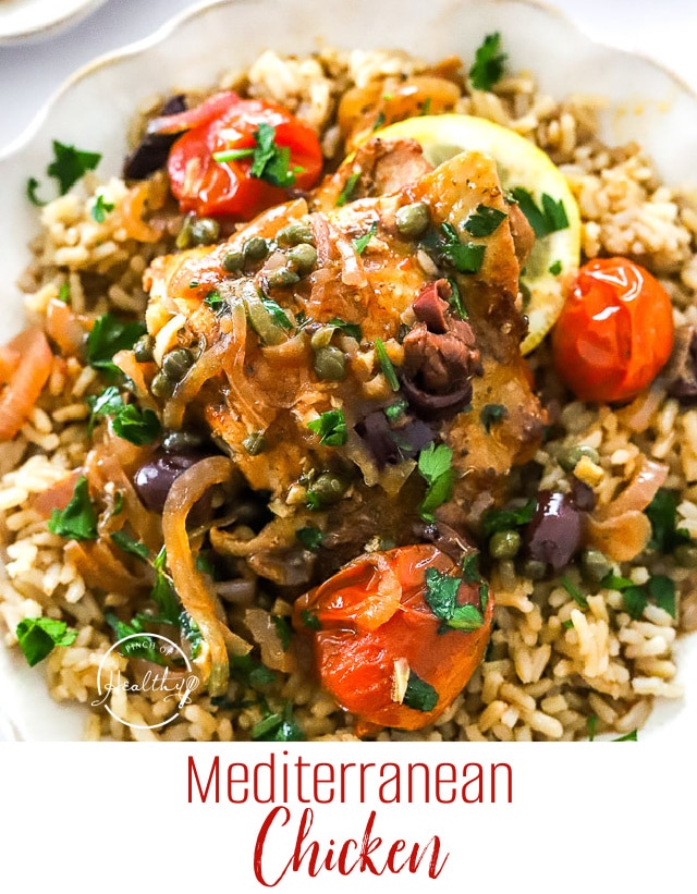 Mediterranean Chicken Recipe - A Pinch of Healthy