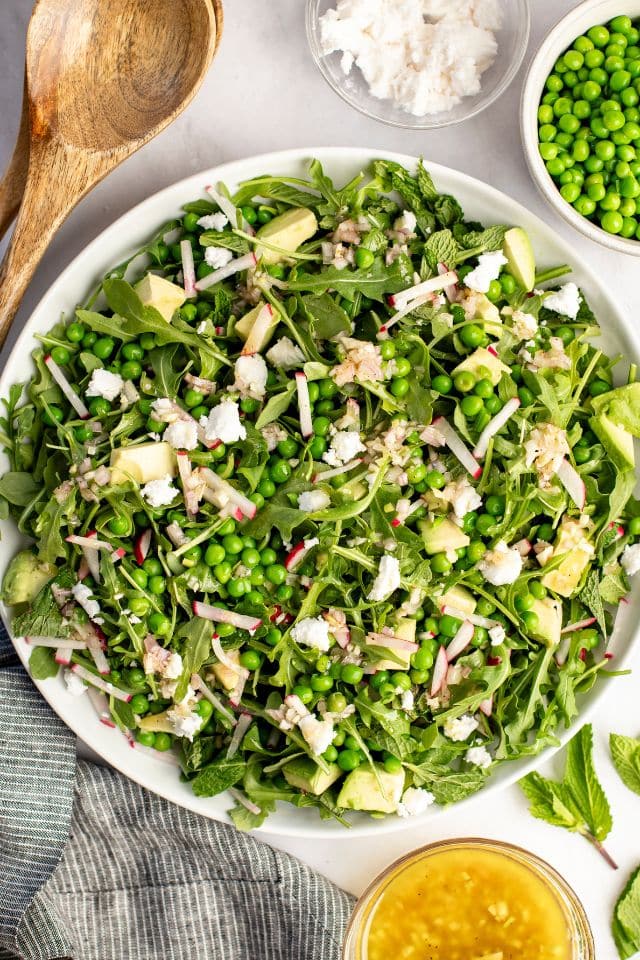 Pea Salad - A Pinch of Healthy