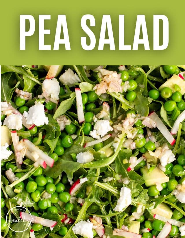 Pea Salad - A Pinch of Healthy